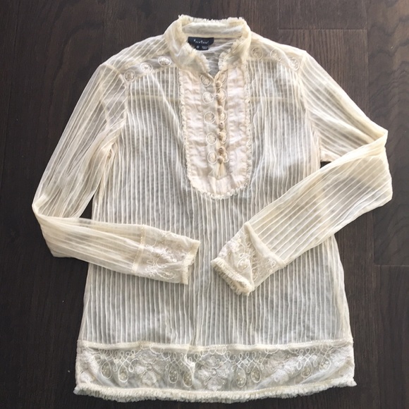 ECI | Tops | Eci New York Sheer Blouse | Poshmark